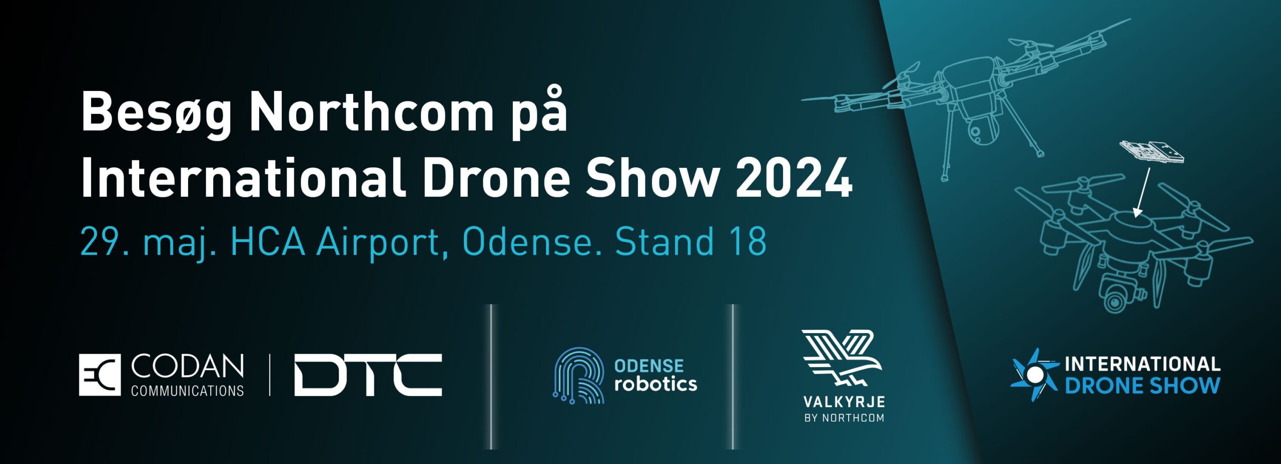 Northcom deltager på International Drone Show 2024 - Northcom - When Communication Matters